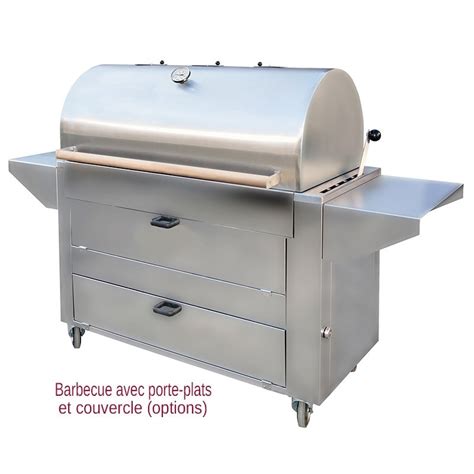 Barbecue Inox Charbon De Bois Professionnel Cook Co