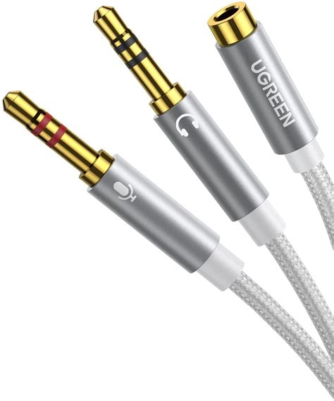 Amazon UGREEN Headphone Splitter For Computer 3 5mm Female To 2