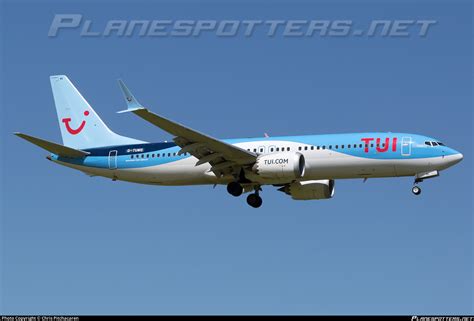 G TUMS TUI Airways Boeing 737 8 MAX Photo By Chris Pitchacaren ID