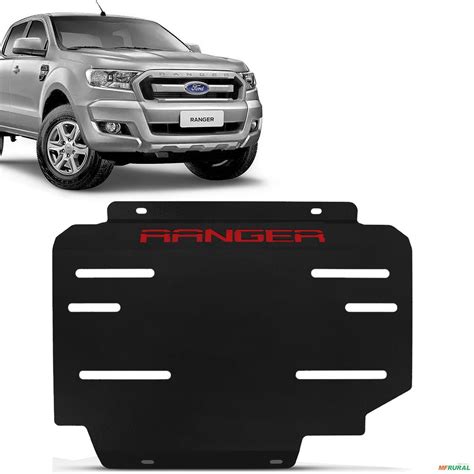 Protetor de Carter Ranger 2013 A 2022 Preto Fosco Peito de Aço 601562