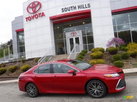 2023 Supersonic Red Toyota Camry XLE 145970103 Photo 2 GTCarLot