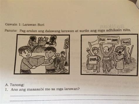 Ano Ang Masasabi Mo Sa Mga Larawan Patulong Po Brainly Ph