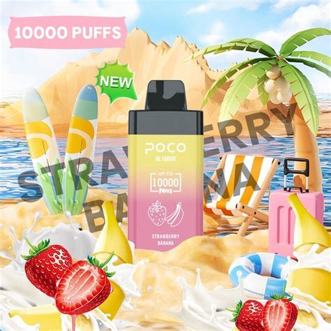 Original 10000 Puffs Disposable Vape Poco10000 Rechargeable Airflow