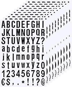 Amazon Pieces Sheets Self Adhesive Vinyl Letters Numbers