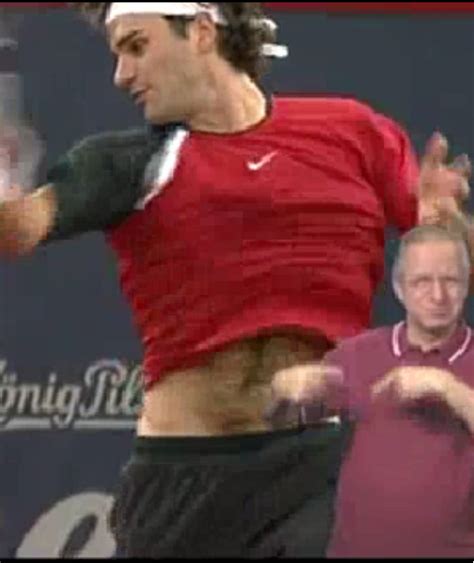 Roger Federer Revealed Abdomen Roger Federer Photo 26744630 Fanpop