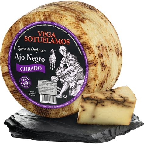 Comprar Queso Curado De Oveja Con Ajo Negro Elaborado Con Leche