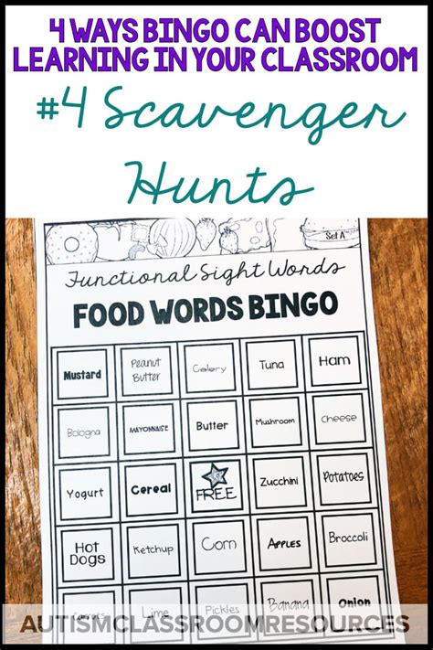 BINGO In The Classroom 4 Ways It Can Increase Skills Autism