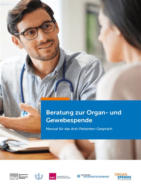 Ausfüllbar Online Beratung zur Organ und Gewebespende Manual fr das
