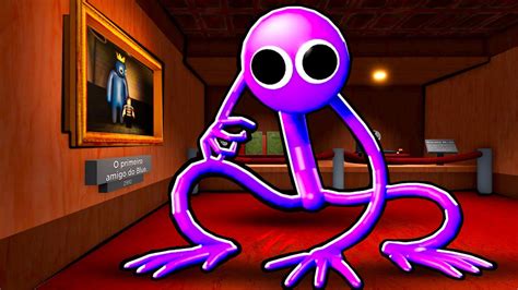 VIREI O MONSTRO ROXO NO RAINBOW FRIENDS E YouTube