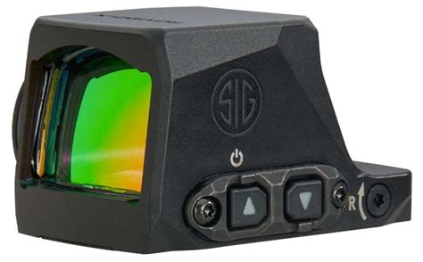 SIG SAUER ROMEO X REFLEX SIGHT ENCLOSED COMPACT FOOTPRINT 6 MOA RED DOT