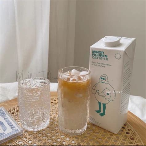 Jual Vintage Tree Patterned Aesthetic Drinking Glass Gelas Kaca Retro