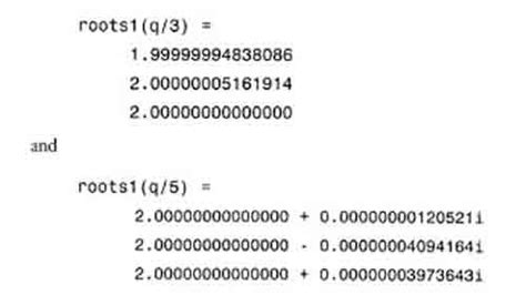 roots of polynomials that is matlab and simulink
