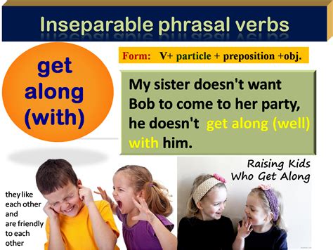 English Intermediate II U4 Inseparable Phrasal Verbs