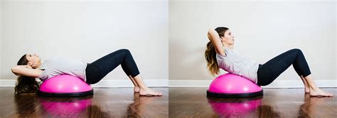 5 Minute BOSU Ab Workout Jar Of Lemons