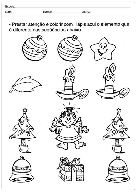 Atividades de Natal Para Imprimir SÓ ESCOLA