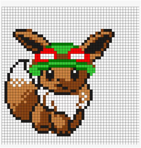Pixel Art Pokemon Facile Evoli