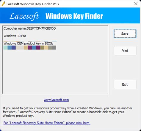 Buscador De Claves De Windows De Lazesoft Recuperar Clave De Producto