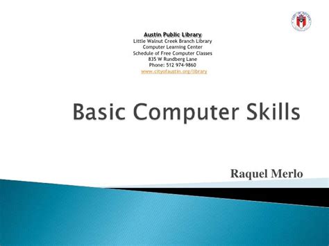 basic computer skills