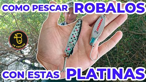 Como Pescar Robalos con Platinas o cucharas ondulantes Teoría y