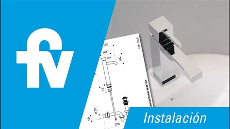 FV Monocomando de baño Instalación YouTube