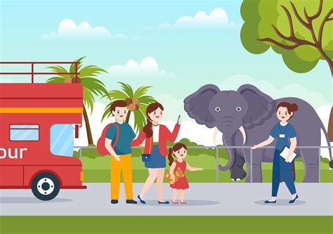 guía de viaje y recorrido que muestra lugares interesantes para niños o