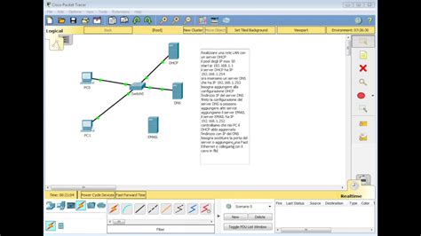 Server Dns E Mail Con Cisco Packet Tracer Youtube
