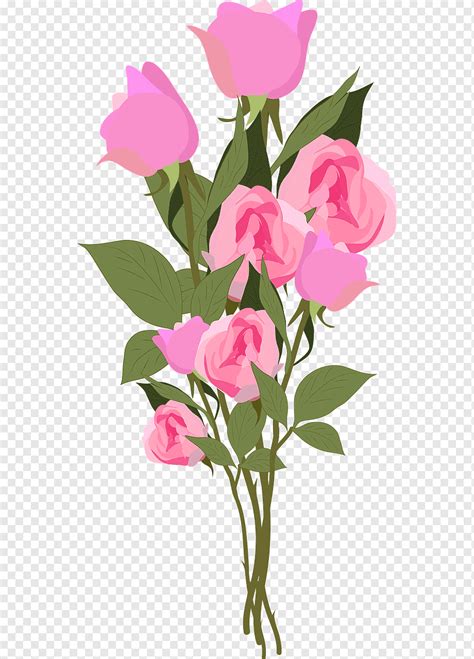 Flores Rosas Ramo Manojo Png PNGWing