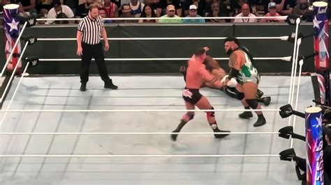Austin Theory Defeats Bobby Lashley And Bronson Reed WWE Backlash 5 5