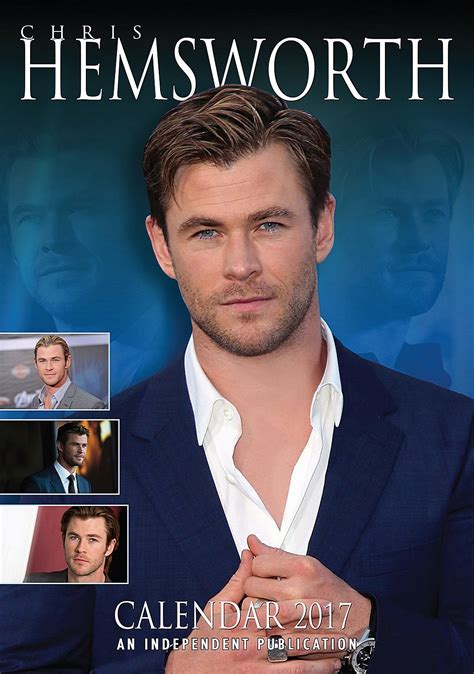 Chris Hemsworth Calendar Calendars 2016 2017 Wall Calendars Movie Wall Calendar Sexy Men