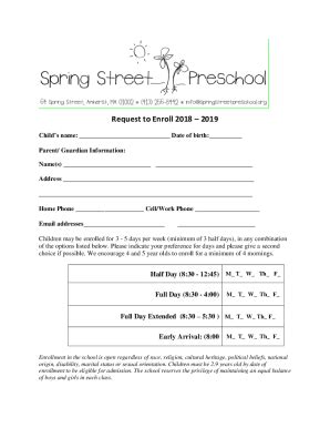 Fillable Online ENROLLMENT AND REGISTRATION ENROLLMENT AND