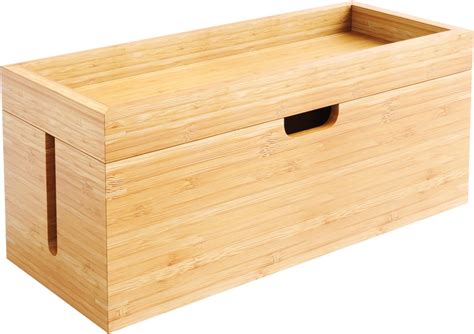 KD Essentials bambusowe pudełko do przechowywania z pokrywką
