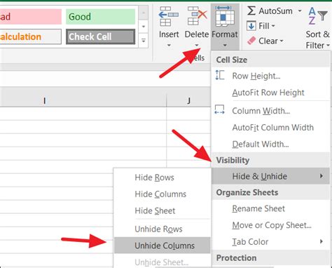 Como Reexibir Linhas E Colunas No Excel BR Atsit