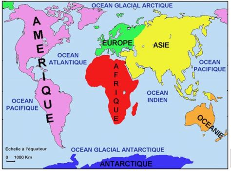 Les Grands Repères Géographiques du Monde Superprof