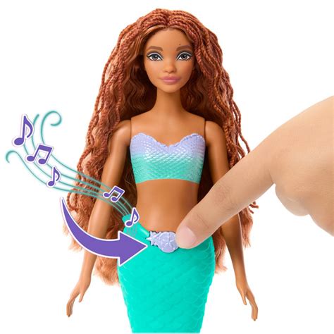 Poupée Ariel Chantante La Petite Sirène Mattel King Jouet Barbie