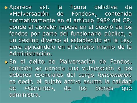 PPT Malversación de Fondos PowerPoint Presentation free download