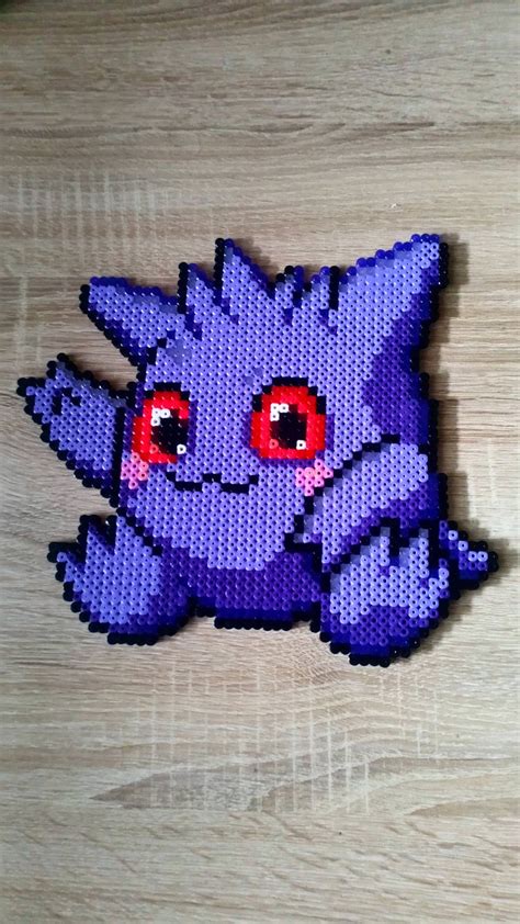 Gengar And Haunter Perler Etsy Pokemon Perler Beads Pokemon Bead