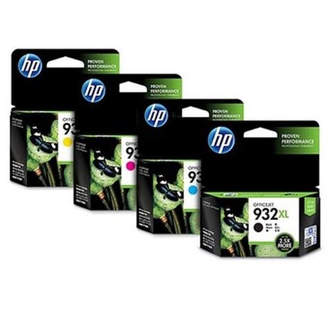 HP 932XL Black And HP 933XL Cyan Magenta Yellow Ink Ink Toner Cartridge