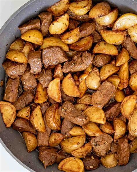 Garlic Butter Steak And Potatoes Craving Home Cooked