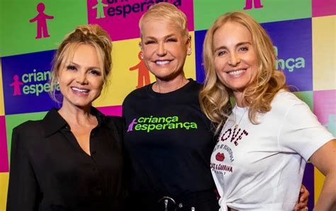 Xuxa e Angélica fogem do Teleton mas levam Eliana à Globo outra vez