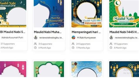 30 Link Twibbon Maulid Nabi Muhammad SAW 2023 Gratis Desain Keren