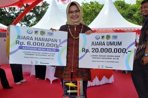 Lampung Juara Umum Lomba Masak Serba Ikan Travel2Lampung