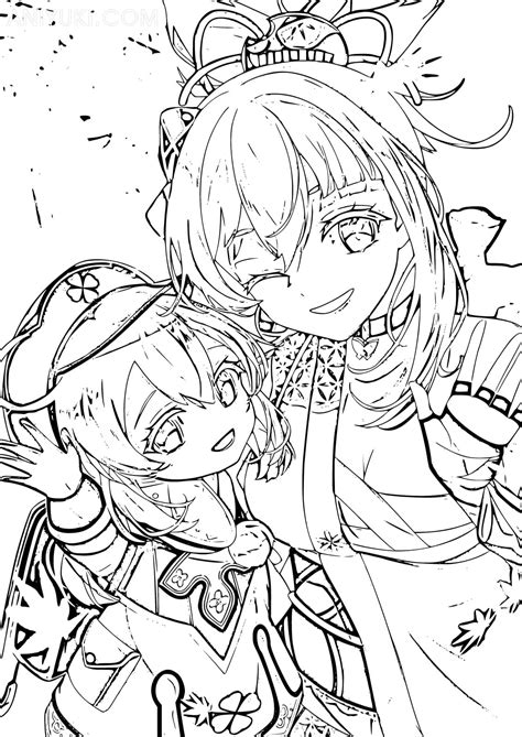 Dibujos De Yoimiya Genshin Impact Para Colorear