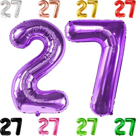 Amazon Katchon Huge Purple Balloon Numbers Inch
