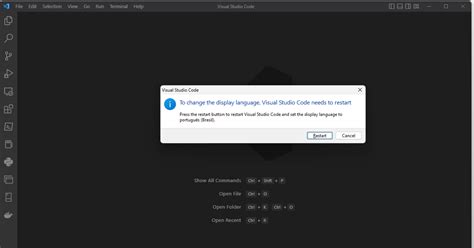 Como Mudar O Idioma Da Interface Do Visual Studio Code Para Portugu S