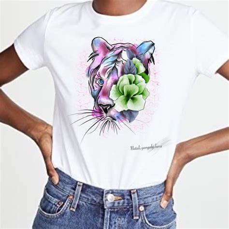 Camisetas para mujer Camiseta diseños camiseta vestido Etsy
