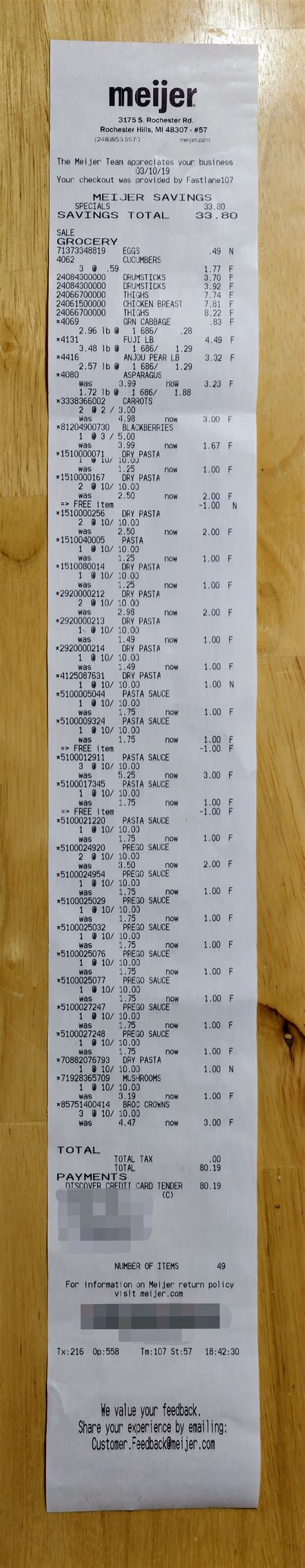 How To Read Your Grocery Receipt E Coupons Bank2home