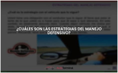 Cuáles son las estrategias del manejo defensivo Actualizado 2024