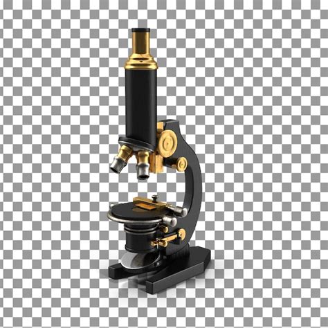 Premium Psd Psd D Microscope Icon On Isolated And Transparent Background