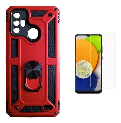 Mica Funda Rudo Con Anillo Para Zte Blade A52 Meses Sin Intereses