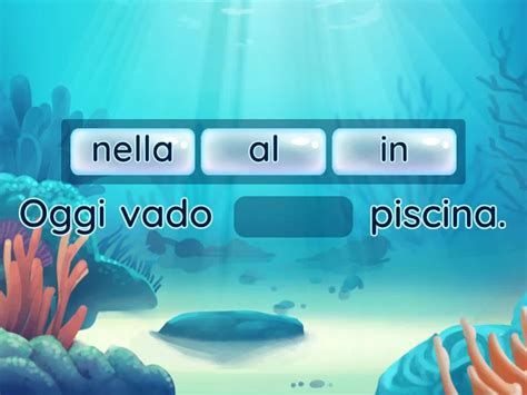 Preposizioni Semplici E Articolate Missing Word
